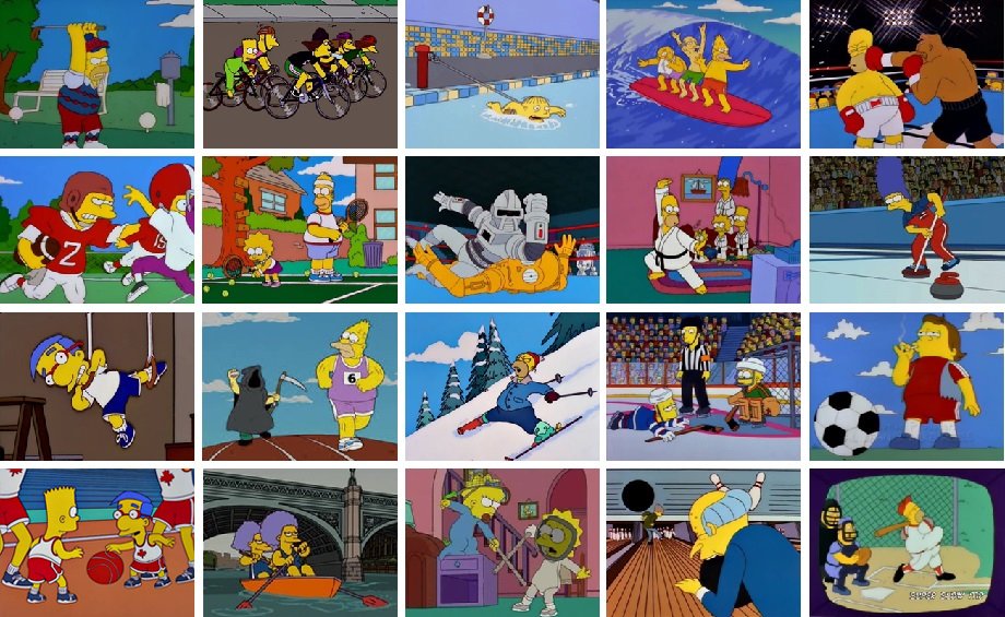 The Wide World of Simpsons Sports Quiz