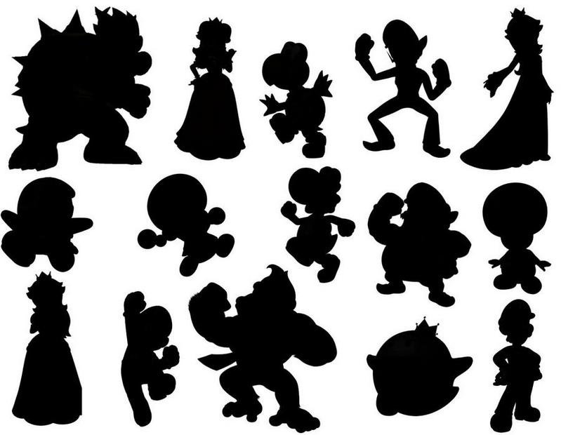Video Game Character Silhouette